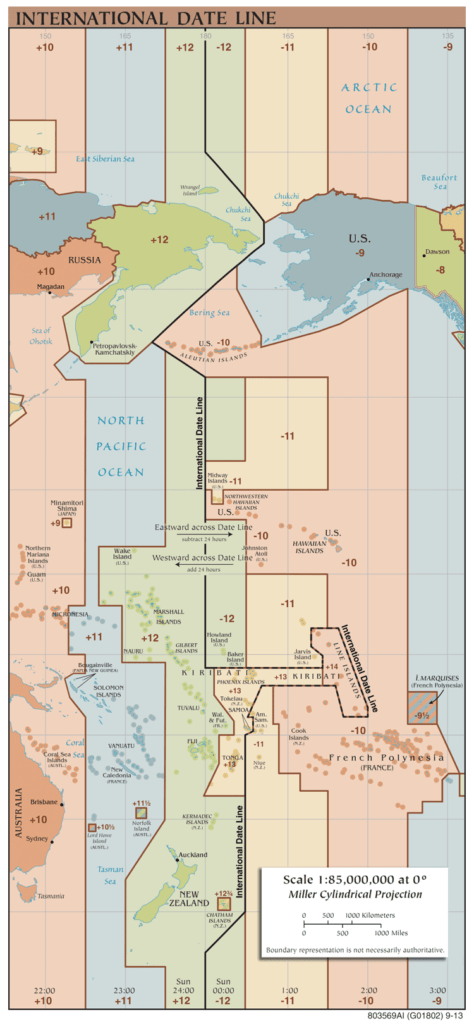 Geography of the International Date Line - Geography Realm