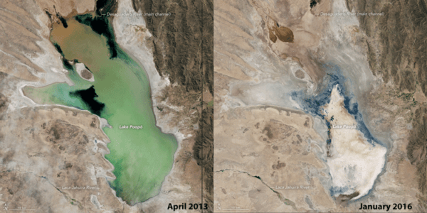 Bolivia's Second Largest Lake has Disappeared - Geography Realm