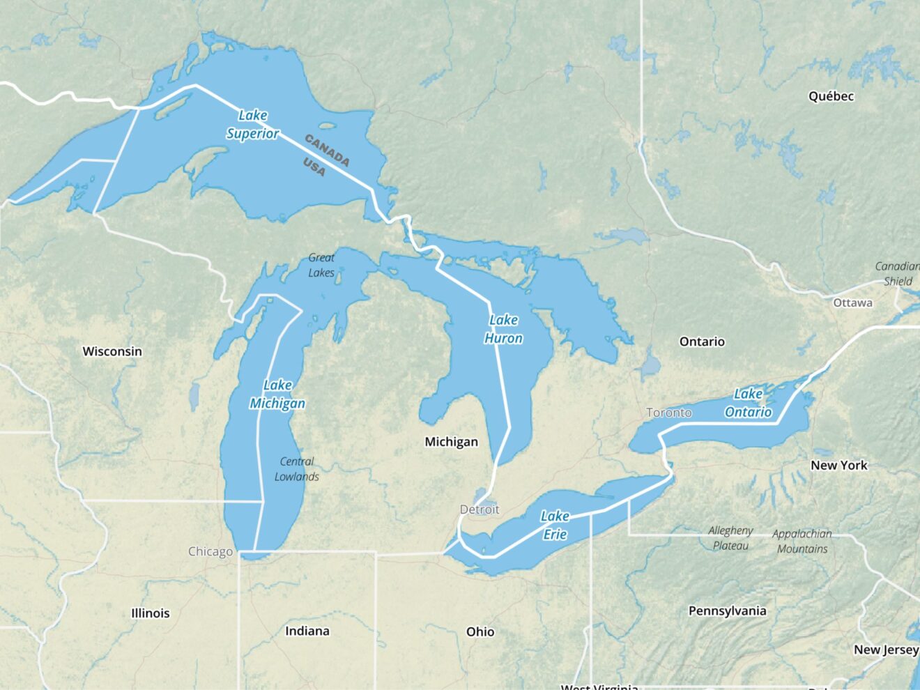 Geography Mnemonics to Help Learn About the Great Lakes - Geography Realm