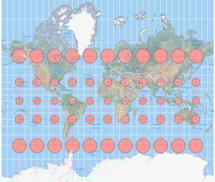 Tissot's Indicatrix: Measuring Distortion in Map Projections ...