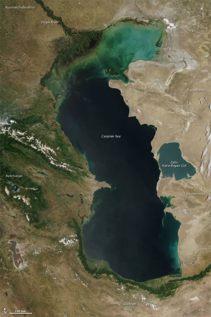 The Largest Endorheic Lake in the World - Geography Realm