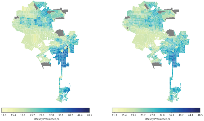 Using Satellite Imagery to Map Obesity Rates - Geography Realm