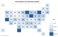 How to Make a Tile Grid Map Using Google Sheets - Geography Realm