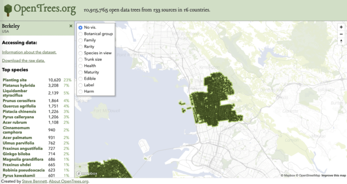 Access Open GIS Data for Almost 11 Million Trees with OpenTrees ...