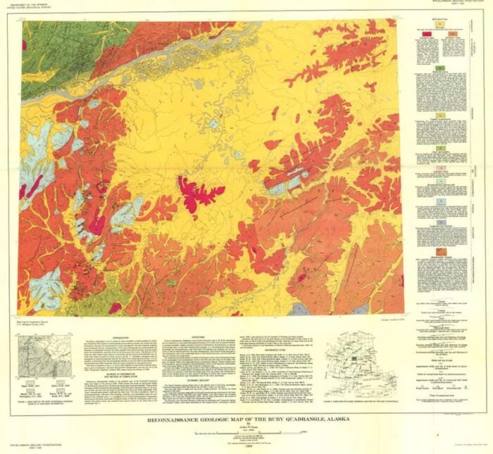 Using GIS and a Century of Data to Create a New Geologic Map of Alaska ...