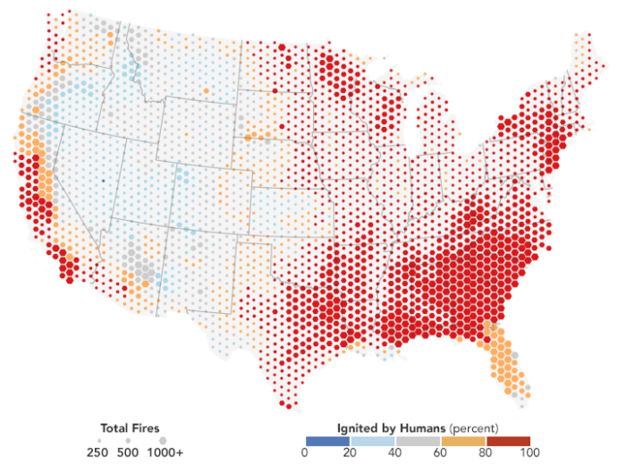 Causes of Wildfires in the United States - Geography Realm