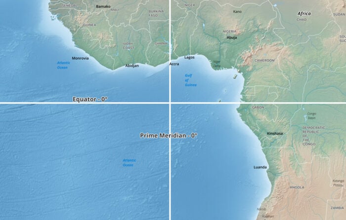 What is at Zero Degrees Latitude and Zero Degrees Longitude ...