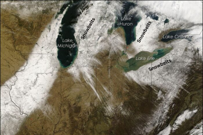 Lake Effect Snow - Geography Realm