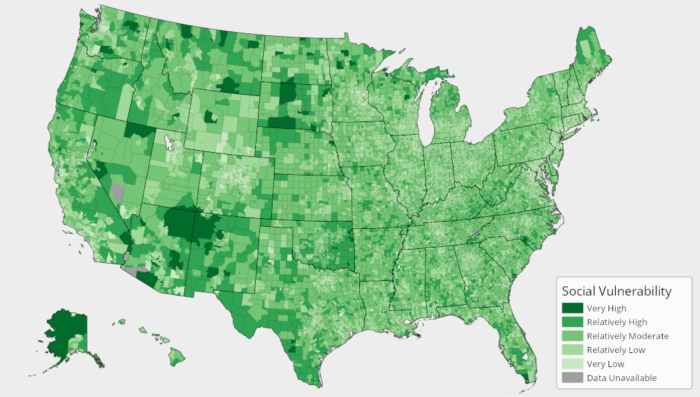 Mapping Social Vulnerability to Natural Hazards - Geography Realm