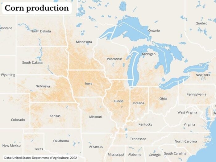 United States Cropland Data - Geography Realm