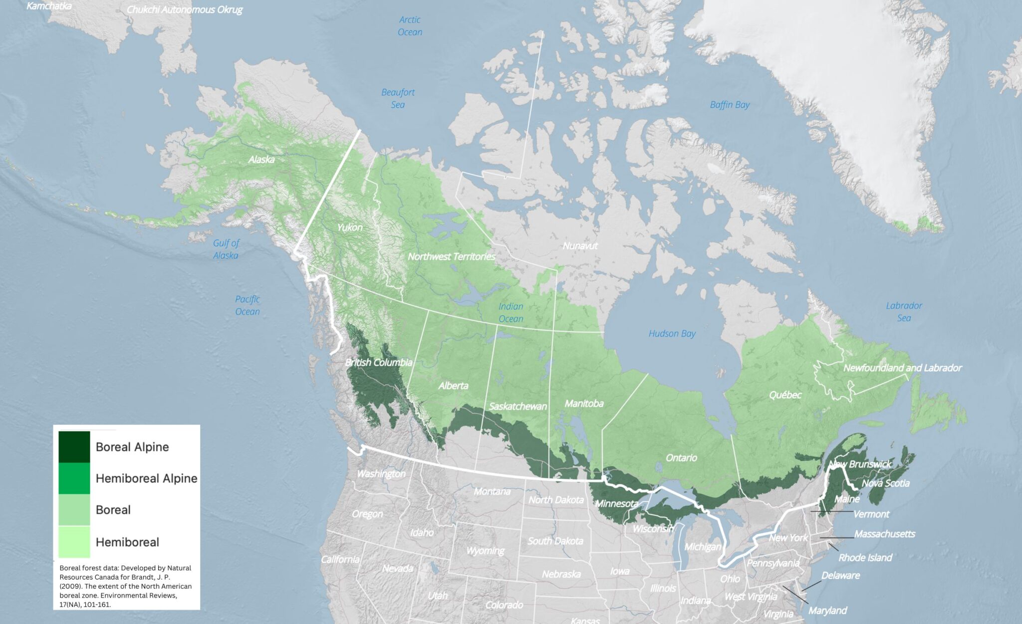 Boreal Forests of North America are Shrinking - Geography Realm