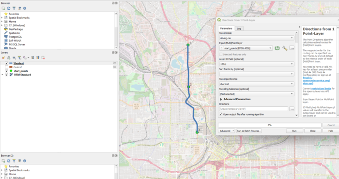 Using QGIS to Create Isochrone Maps and Identify Shortest, Fastest ...