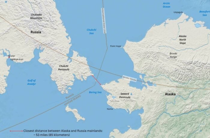 These Two Countries are Separated by 2.4 Miles and 21 Hours - Geography ...