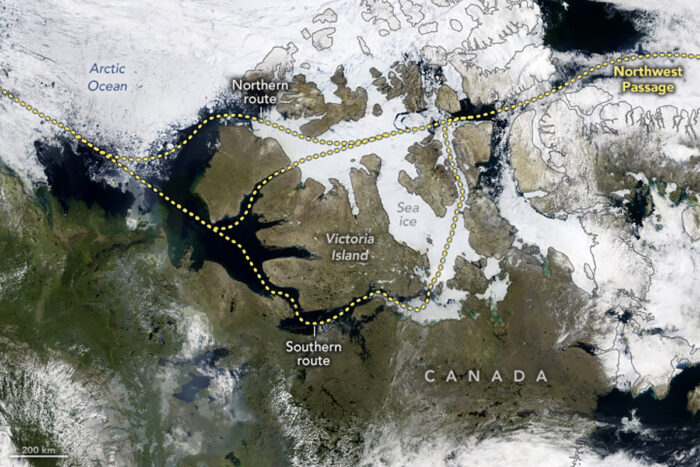 Shifting Sea Ice is Making Sailing Ships Through the Northwest Passage ...